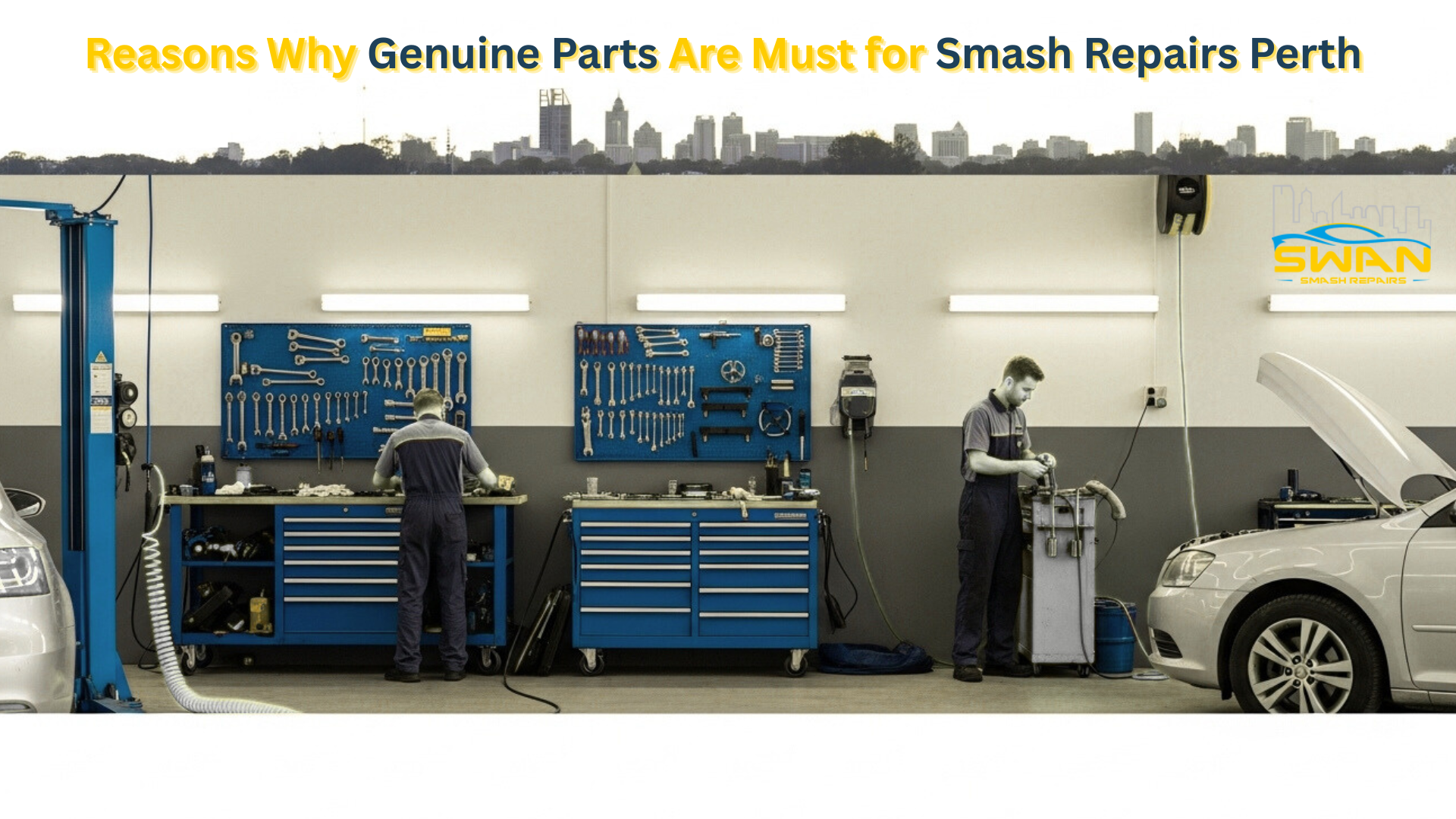 Why Experts Prefer Genuine Car Parts in Smash Repairs Perth?